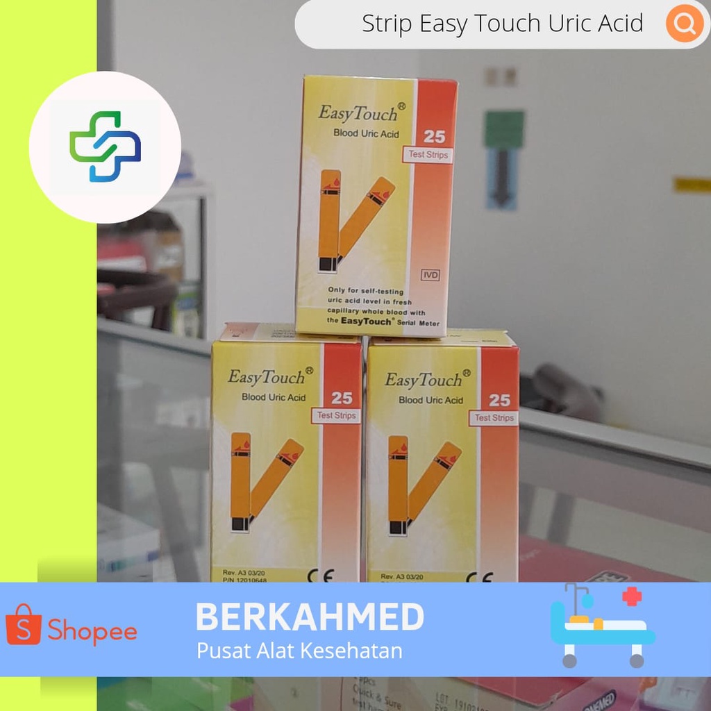 Jual Strip Easy Touch Uric Acid/ Strip Asam Urat | Shopee Indonesia