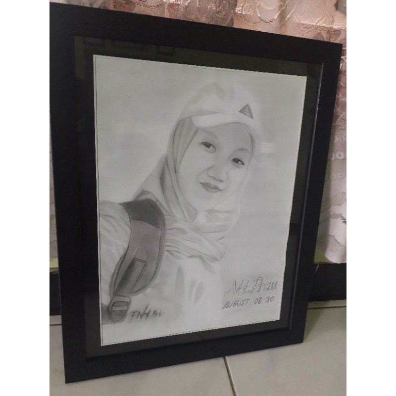 Jual SKETSA WAJAH HITAM PUTIH A3 | Shopee Indonesia