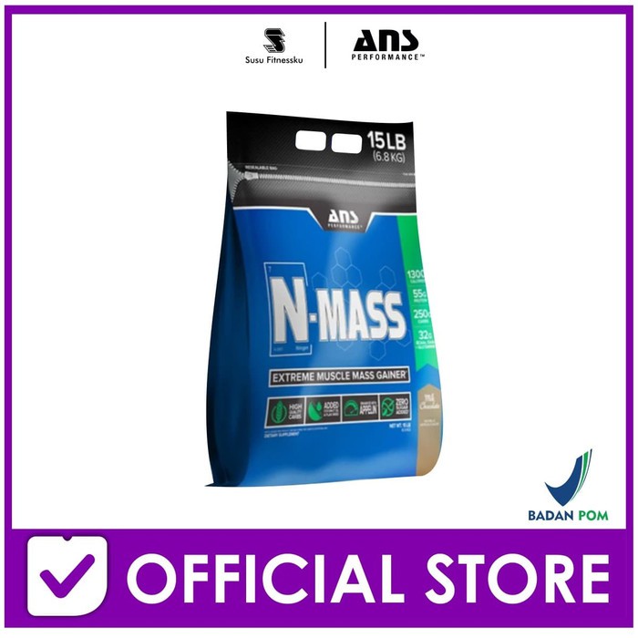 Jual ANS N MASS Gainer 15 Lbs Serious Mass Mutant King MAss NMASS ...
