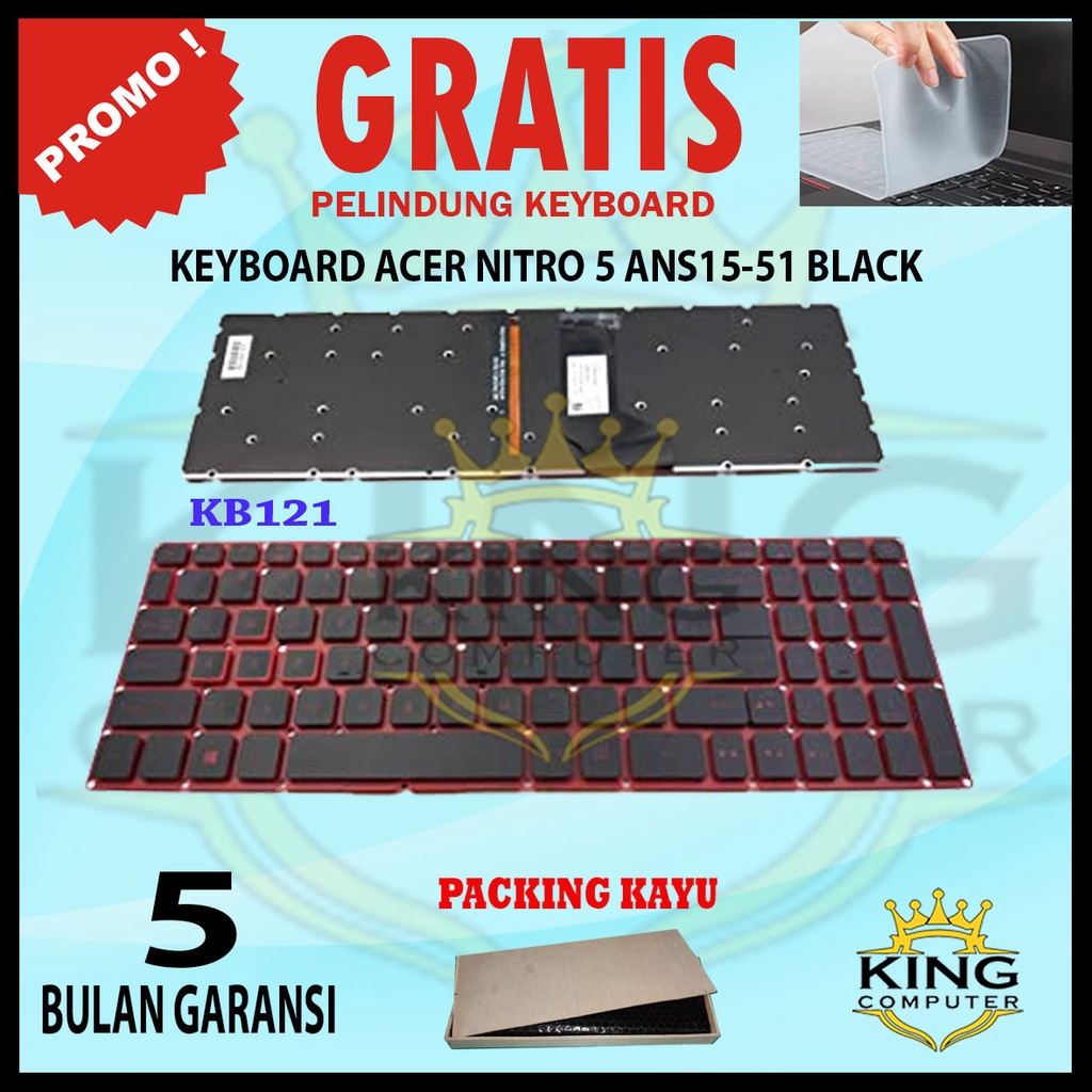 Jual KEYBOARD ACER NITRO 5 AN515-41 AN515-42 AN515-51 AN515-52 AN515-53 ...