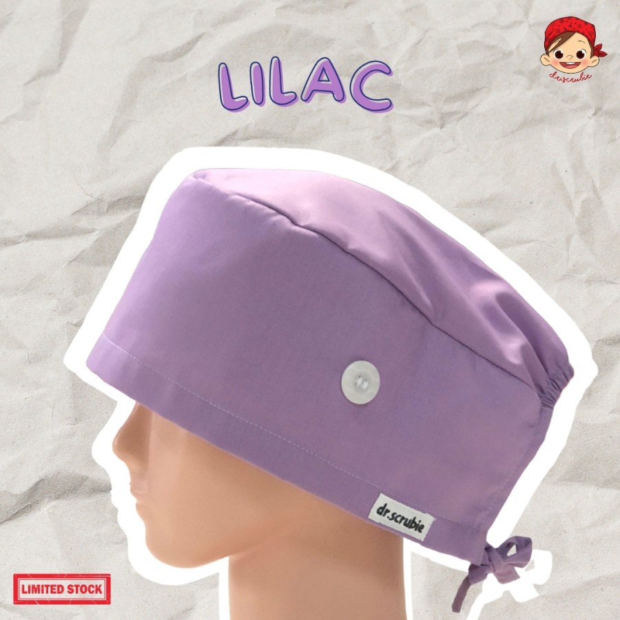 Jual Head Cap / Topi Bedah / Surgical Cap / Nurse Cap DS-122 Lilac ...