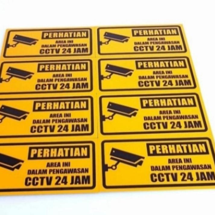 Jual Diskon Besar2an[symbol] Acrylic sign label PERHATIAN - AREA INI ...