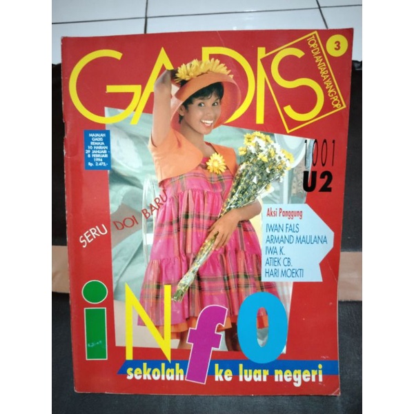 Jual majalah Bekas Majalah Jadul majalah GADIS edisi 94 | Shopee Indonesia
