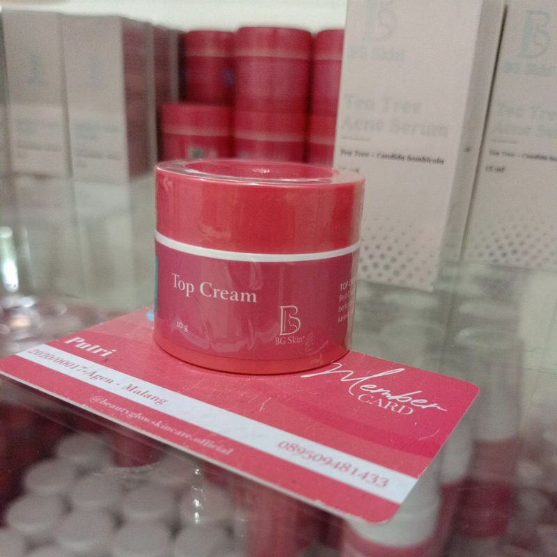 Jual TOP CREAM BG SKIN BEAUTY GLOW ORIGINAL 100% BG SKINCARE | Shopee ...