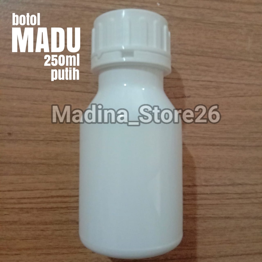 Jual BOTOL MADU PUTIH 250 ML JUAL PER 20 BOTOL | Shopee Indonesia