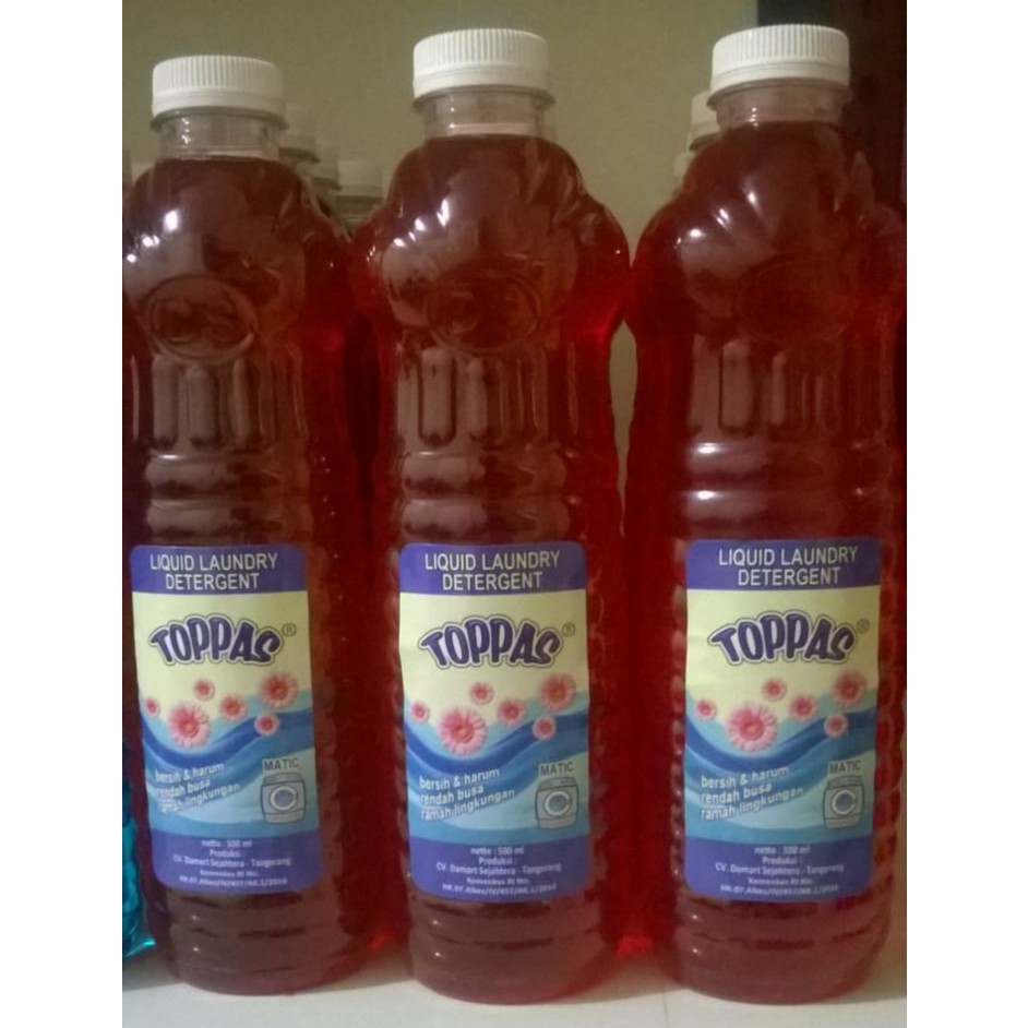 Jual Toppas Liquid Laundry Detergent Matic | Shopee Indonesia