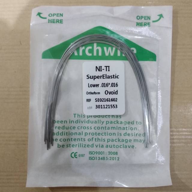 Jual Wire Recta Niti 016 x 016 Recta Kawat Gigi 016 x 022 Rectanguler ...