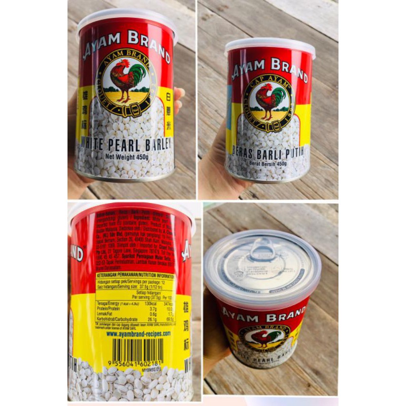Jual BERAS BARLIE PUTIH MEREK AYAM BRAND 450GRAM - BERAS BARLI PUTIH ...