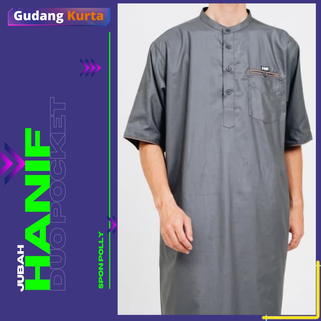 Jual Gamis Jubah Thobe Saudi Baju Koko Pakaian Shalat Pria Laki-Laki ...
