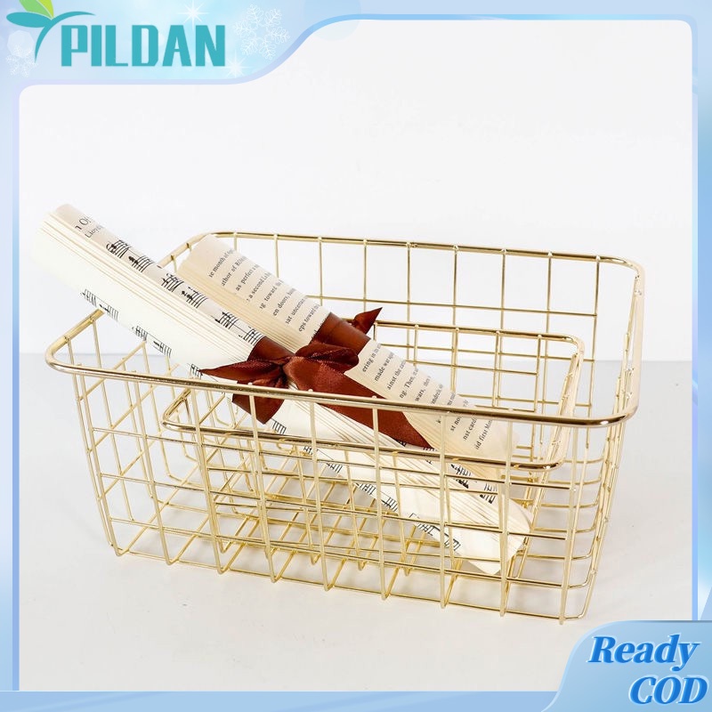 Jual PILDAN Keranjang Penyimpanan Buah Sayuran Snack Bahan Kawat Logam ...