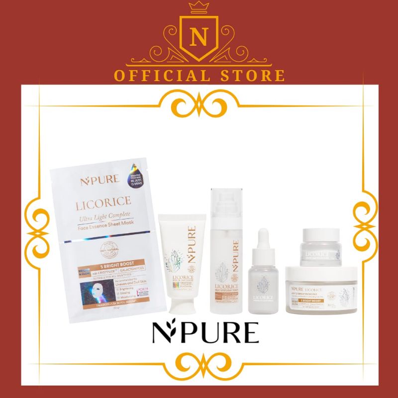 Jual NPURE LICORICE Milky Spotlight Toner/Light Up Brightening Clear ...