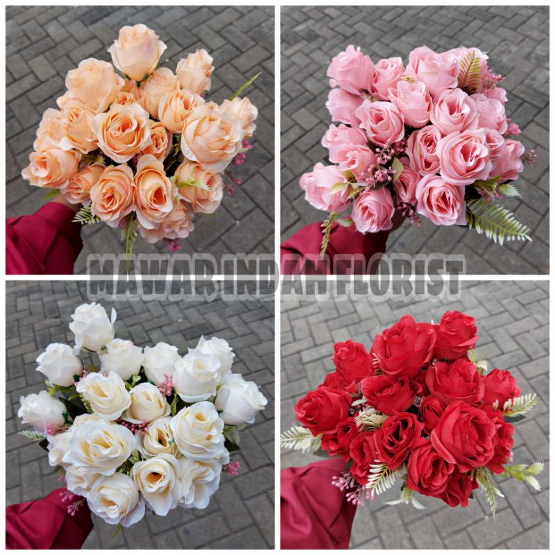 Jual BUNGA MAWAR / ROSE VARIASI (U 21006 BA) | Shopee Indonesia