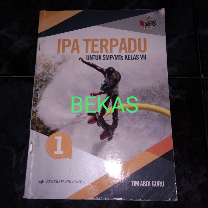 Jual IPA Terpadu Ilmu Pengetahuan Alam kelas 7 VII 1 SMP Erlangga ...