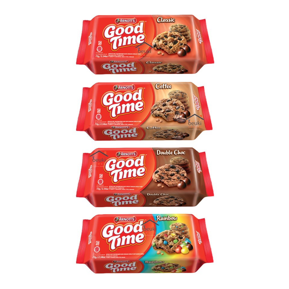 Jual Good Time Biskuit Cokelat Taburan Chocochip Berbagai Varian Pilih ...