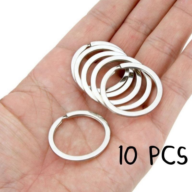 Jual Bahan Gantungan Kunci Ring Besi 3cm isi 10 - Ring Juntai - Ring O Keychain - Ring Bulat ...