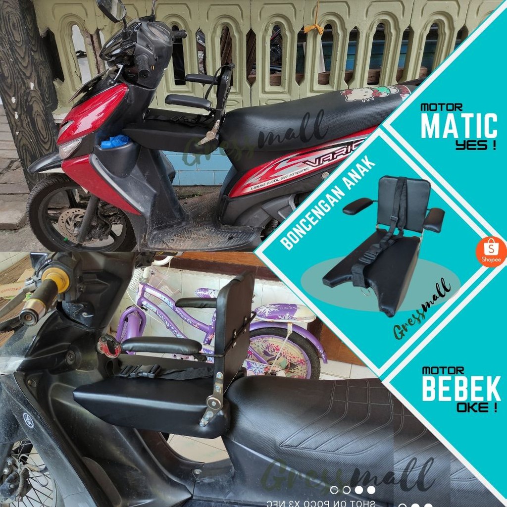 Jual JOK PORTABLE TAMBAHAN BONCENGAN ANAK UNTUK MOTOR MATIC DAN BEBEK ...