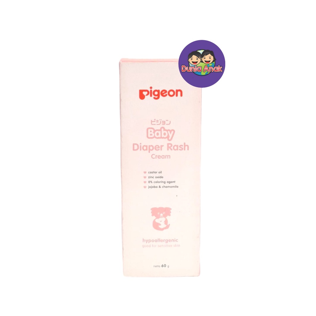 Jual PIGEON Baby Diaper Rash Cream Krim Ruam Popok Bayi 60ML | Shopee ...