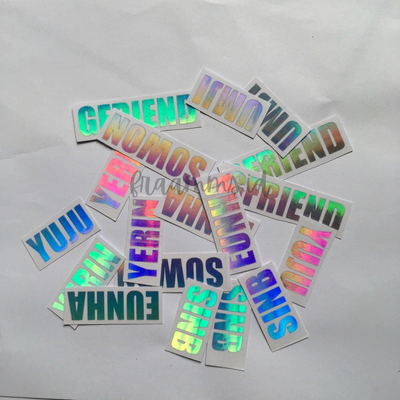 Jual Sticker Gfriend Member Hologram | Shopee Indonesia