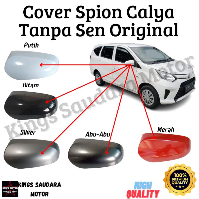 Jual Cover Spion Mobil Calya Sigra Yaris Vios Model Tanpa Sen 2014-2022 ...