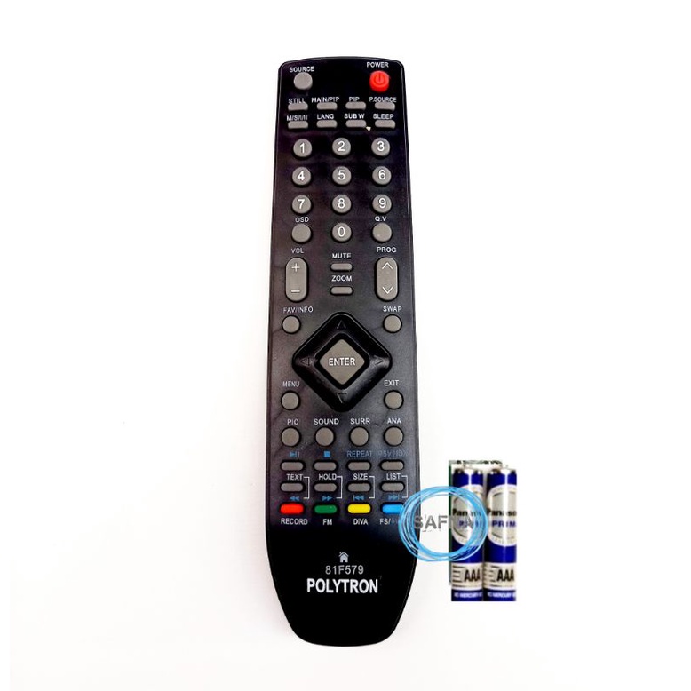Jual Remote TV LCD LED Polytron 81F579 - Free Baterai | Shopee Indonesia