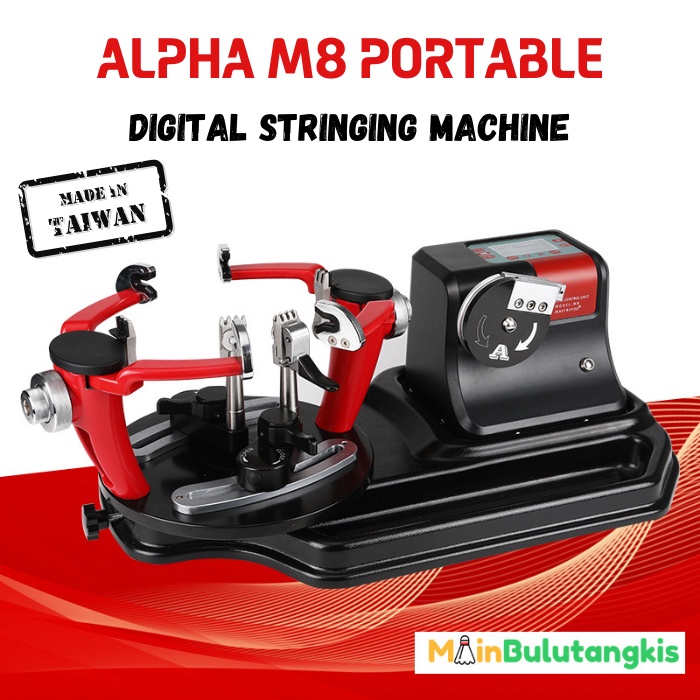 Jual Mesin Senar Raket Badminton / Stringing Machine Alpha M8 Portable ...