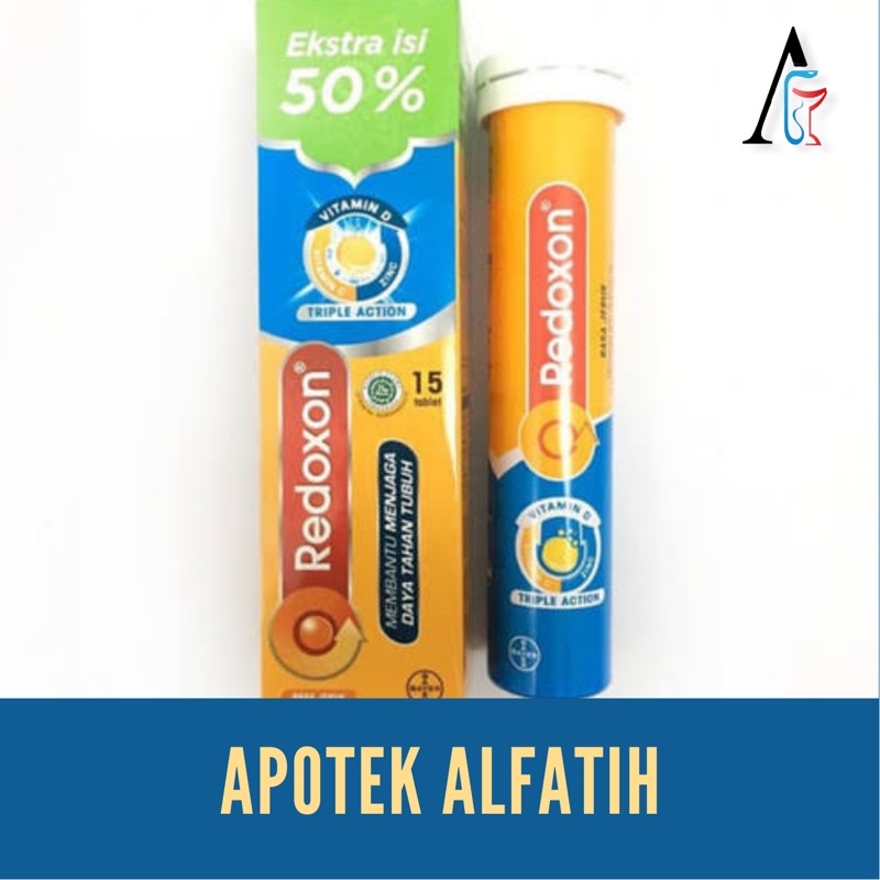 Jual Redoxon Redokson Redocson Triple Action Effervescent 10 tablet ...