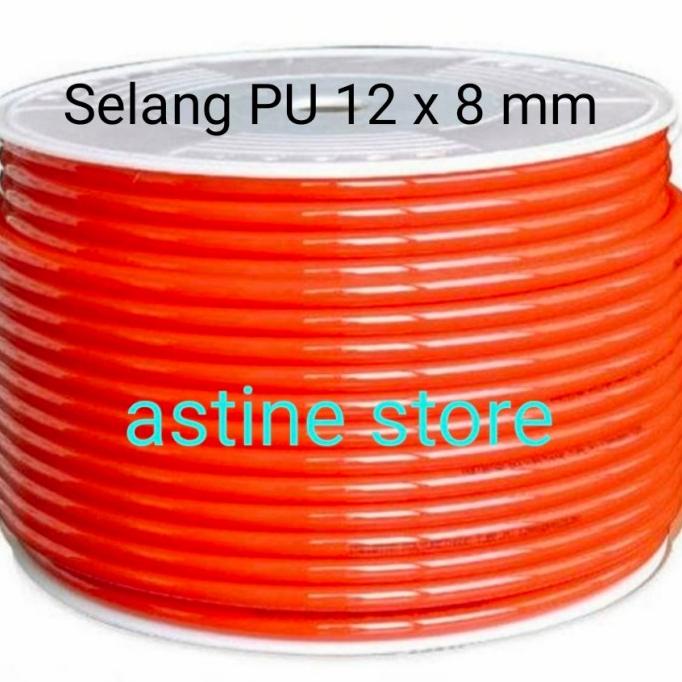 Jual Selang poliurethane/polyurethane PU Pneumatic Hydraulic 12x8mm ...