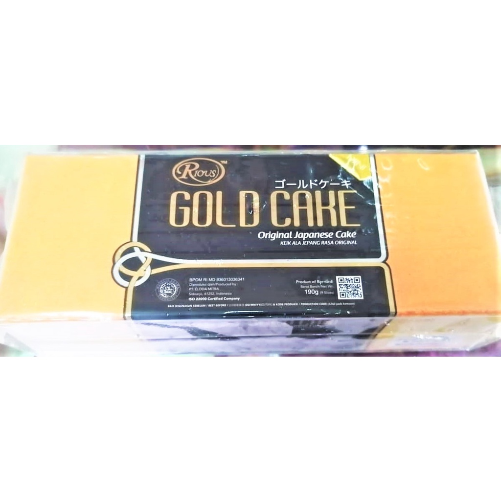Jual Rious Gold Cake Original 190gr | Shopee Indonesia