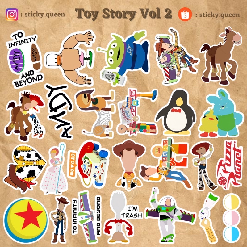 Jual STICKER TUMBLR TOY STORY VOL 2 | Shopee Indonesia