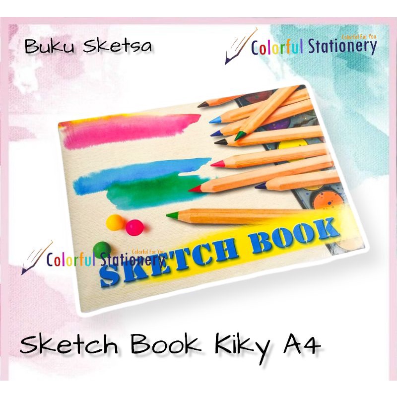 Jual Sketch Book A4 / Buku Sketsa A4 Kiky (50 Lembar) | Shopee Indonesia