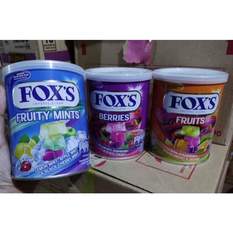 Jual Permen Fox Fox's Candy Kaleng 180 g | Shopee Indonesia