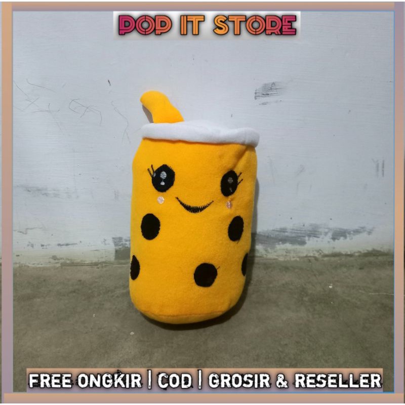Jual BONEKA BOBA 25 CM KUNING | BUBBLE MILK TEA DOLL VIRAL TIKTOK ...