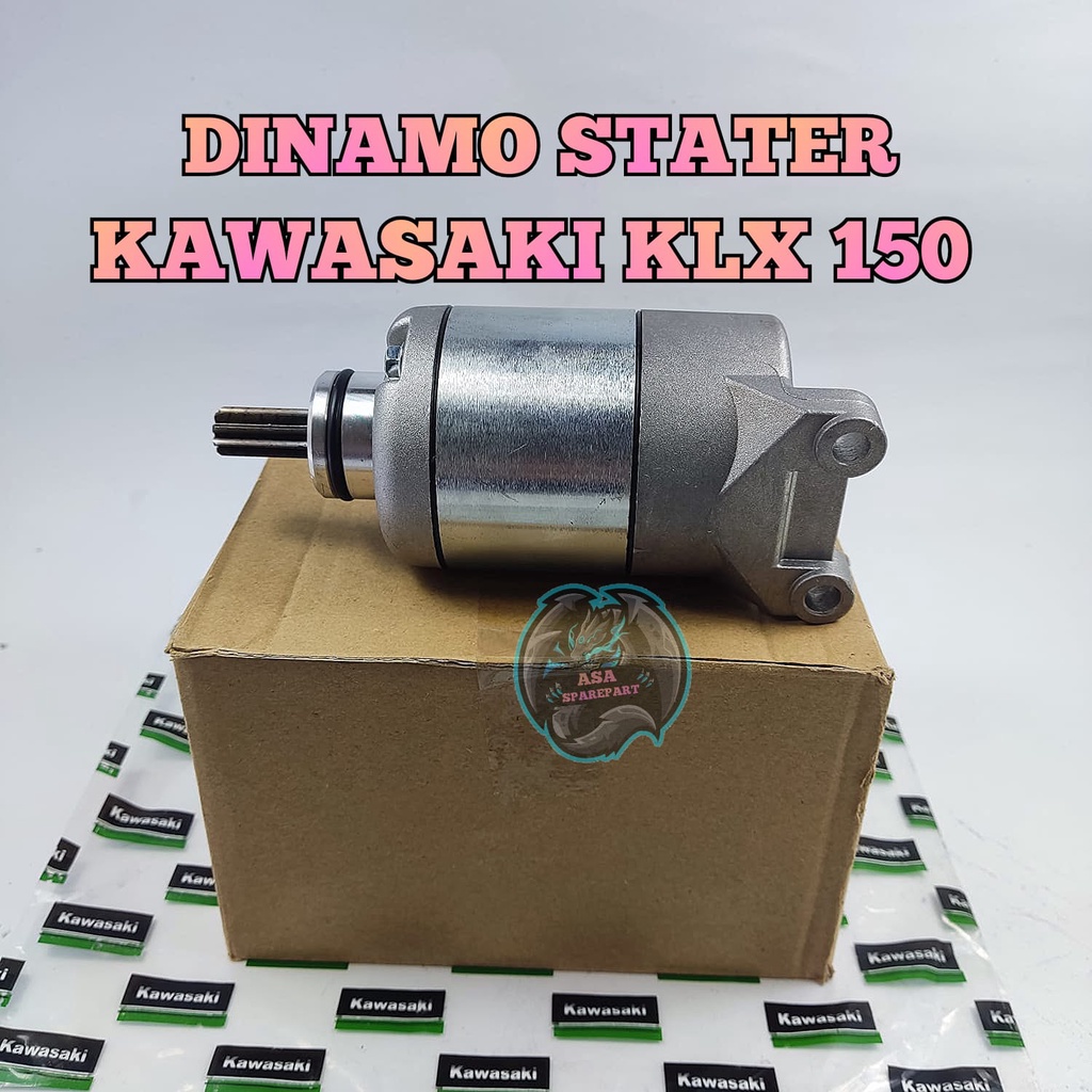 Jual Dinamo Stater Asli Original Motor Kawasaki New KLX 150 , KLX 150 S ...
