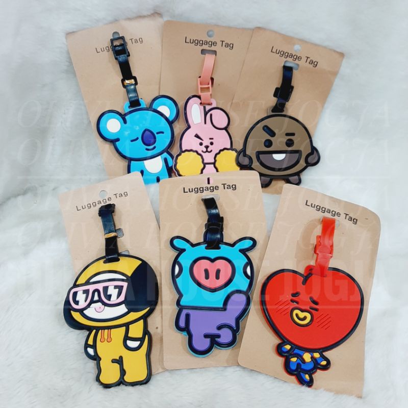 Jual Luggange Tag BTS Kpop Penanda Koper Bts Mix Tag Koper Bts | Shopee ...