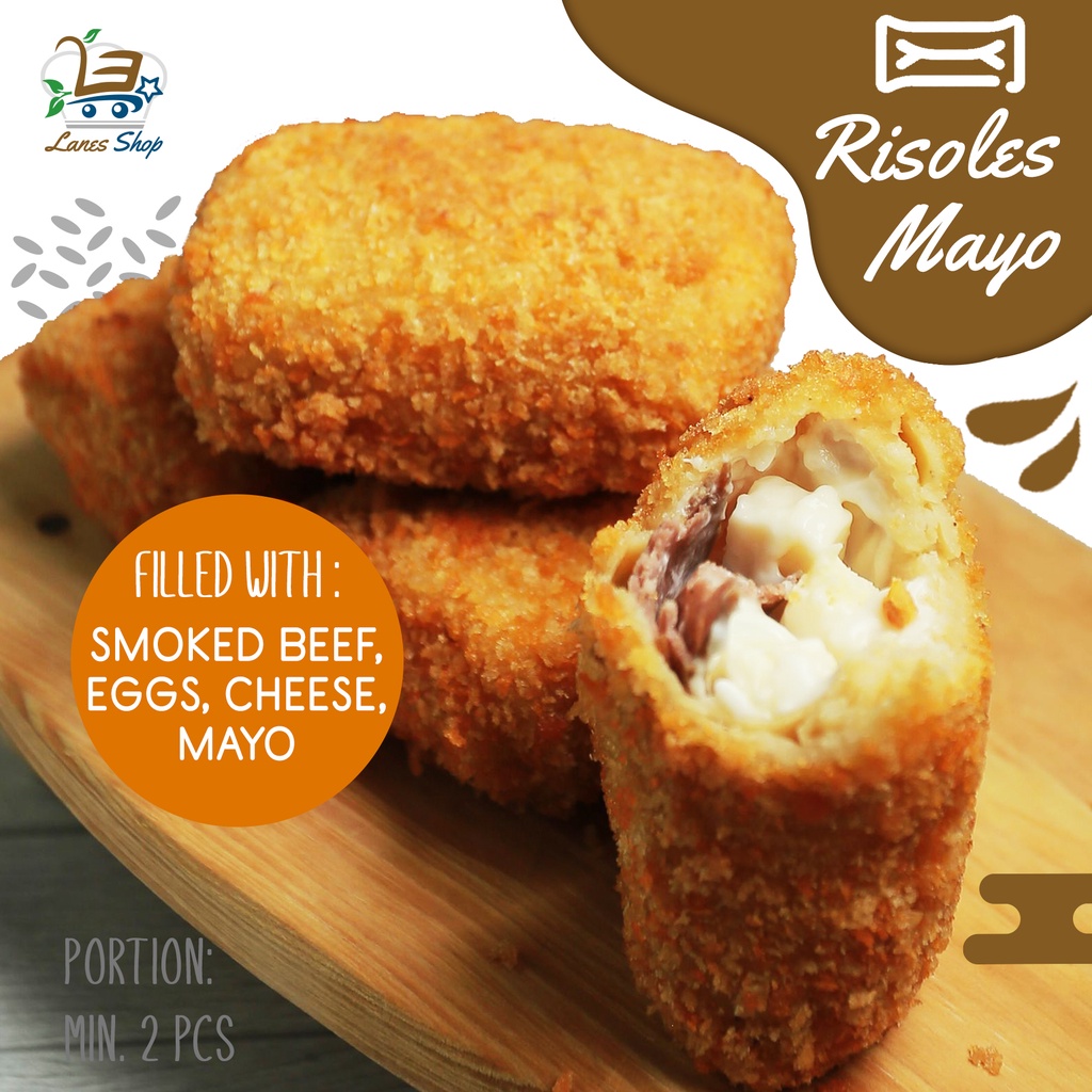 Jual Risoles Mayo Risol Mayonaise with Eggs Smoked Beef Cheese Lanes ...