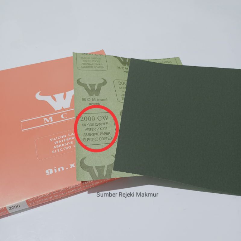 Jual Amplas Lembar Grit 2000 Halus merk MCM | Shopee Indonesia