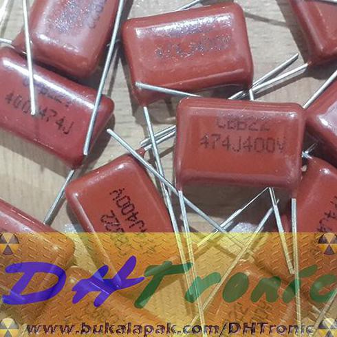 Jual Capacitor 470 Nf 0.47 Uf / 470Nf 0,47Uf/400V 474/400V 470Nf/400V ...