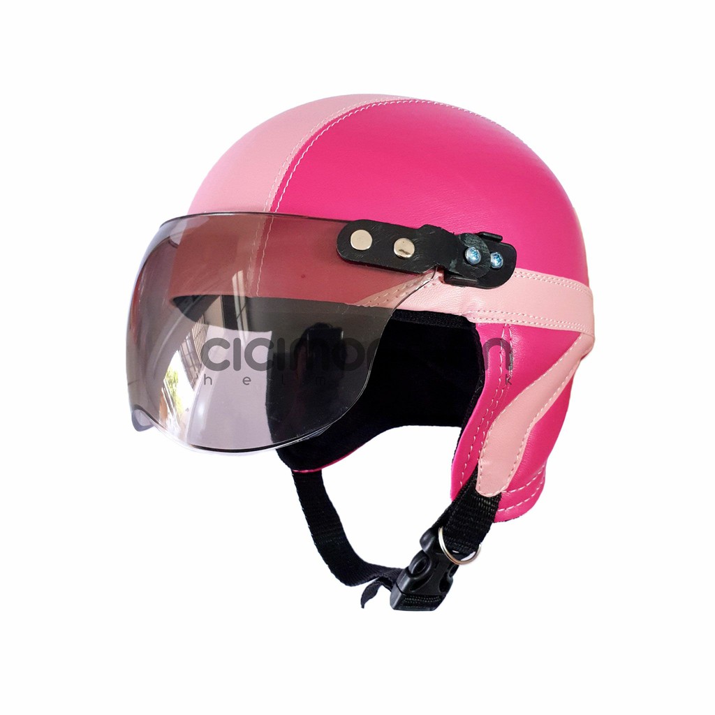 Jual BEST SELLER Helm Anak Kecil Retro Casual Warna FantaPink | Shopee ...