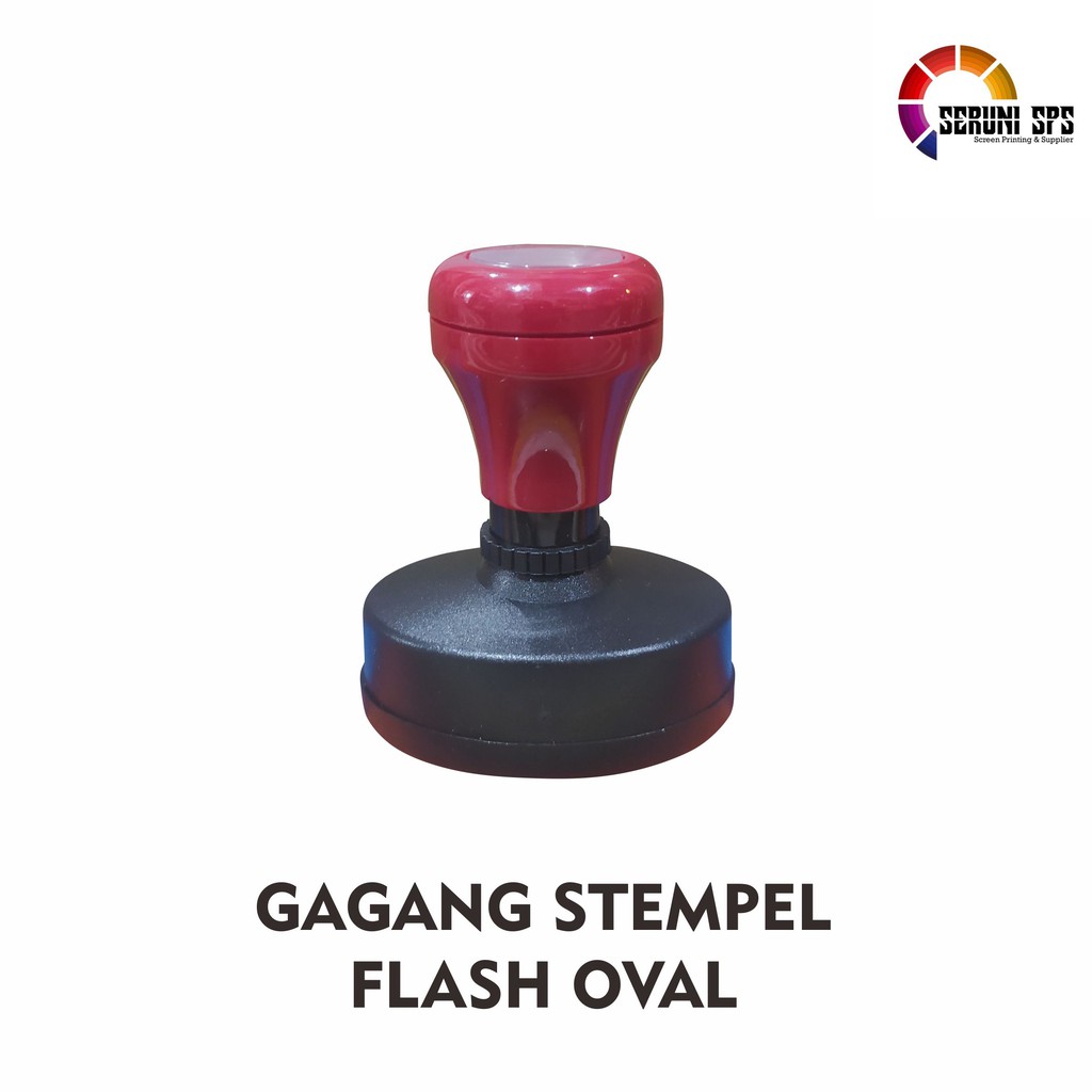 Jual GAGANG STEMPEL FLASH / FLASH STAMP ( OVAL ) | Shopee Indonesia