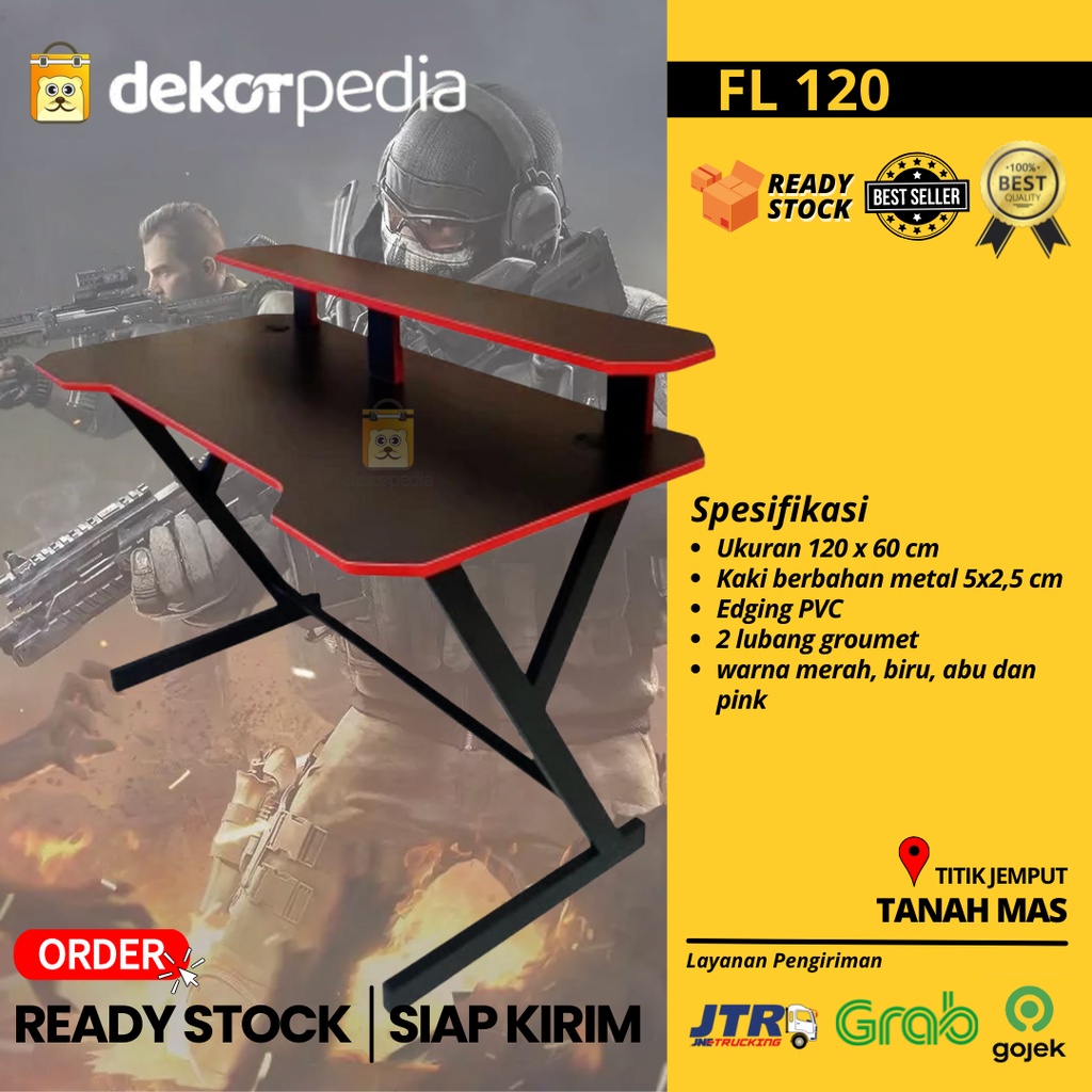 Jual Meja Gaming Meja FLOTH FL120 (DALAM KOTA) | Shopee Indonesia