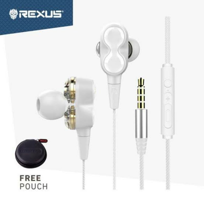 Jual Rexus EP3 Dual Driver Gaming With Mic Headset Rexus EP3 | Shopee ...