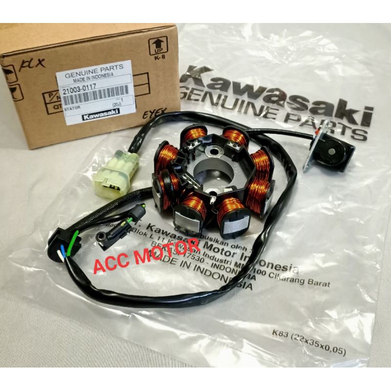 Jual Spool Spull Stator Assy KLX 150 Kawasaki Original 21003-0117 ...