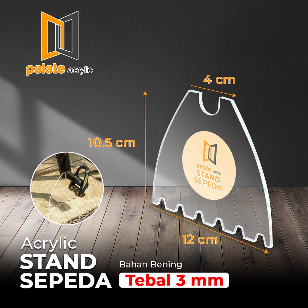 Jual AKRILIK / ACRYLIC BIKE STAND FOR PHOTOGRAPH / AKRILIK STAND SEPEDA ...
