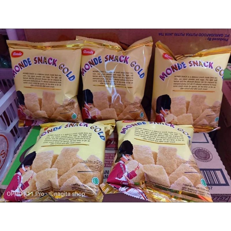 Jual Monde Snack gold 30gr ( dpt 5 pcs ) | Shopee Indonesia