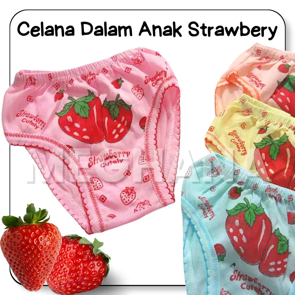 Jual Celana Dalam Anak 6 bulan -2 Tahun Strawberry | Shopee Indonesia