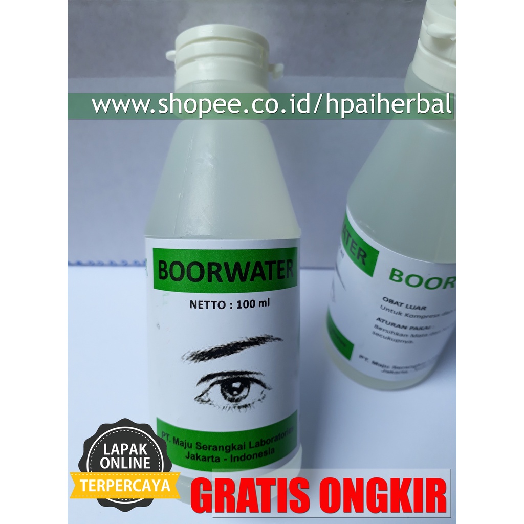 Jual Boor Water mencuci mata /Boorwater membersihkan mata dari kotoran ...