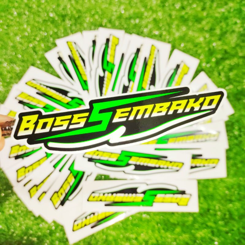 Jual stiker kata2 sticker Bos sembako | Shopee Indonesia