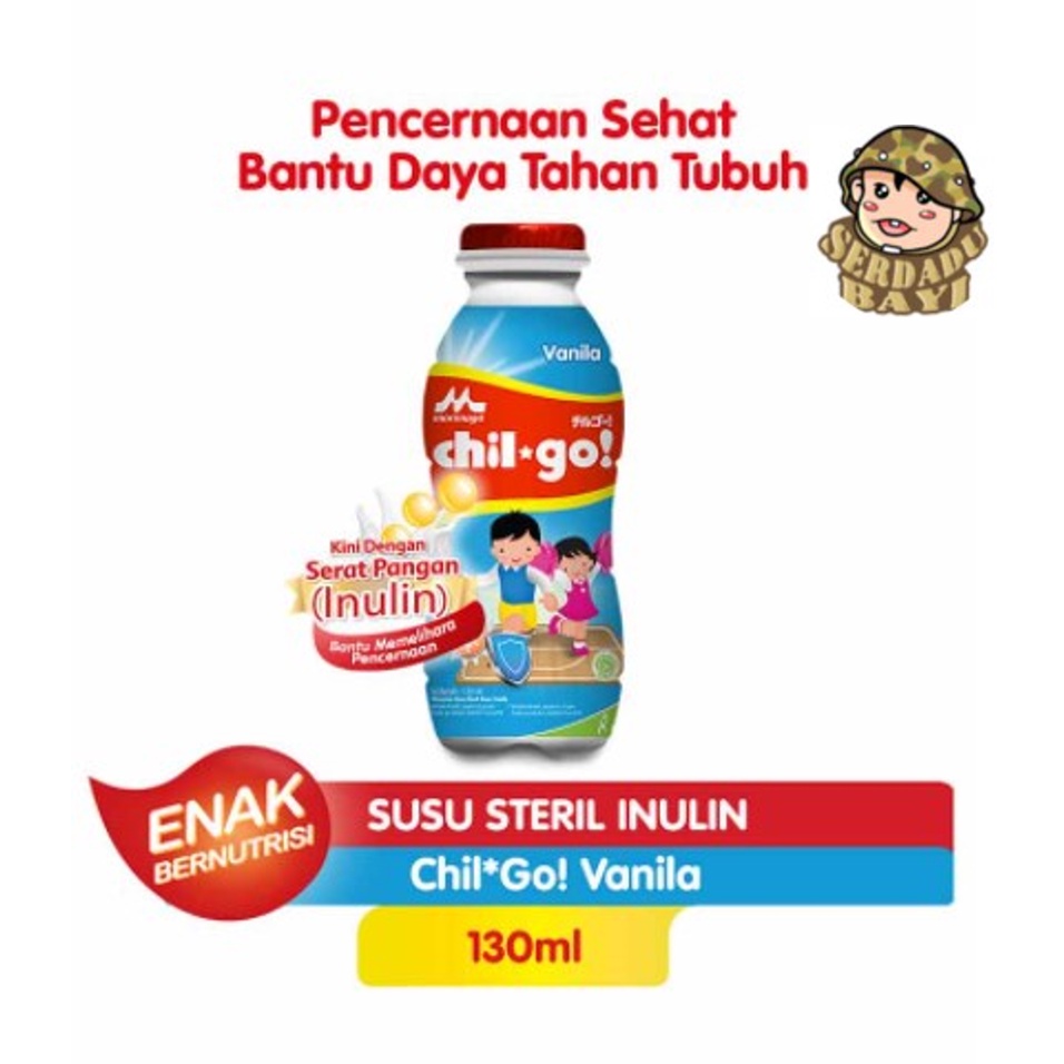 Jual Morinaga Chil Go Susu Cair Vanilla 130 ml (6 pcs) | Shopee Indonesia