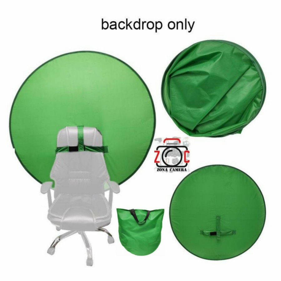 Jual Greenscreen Kursi Background Keychrome Layar Backdrop Green Screen ...