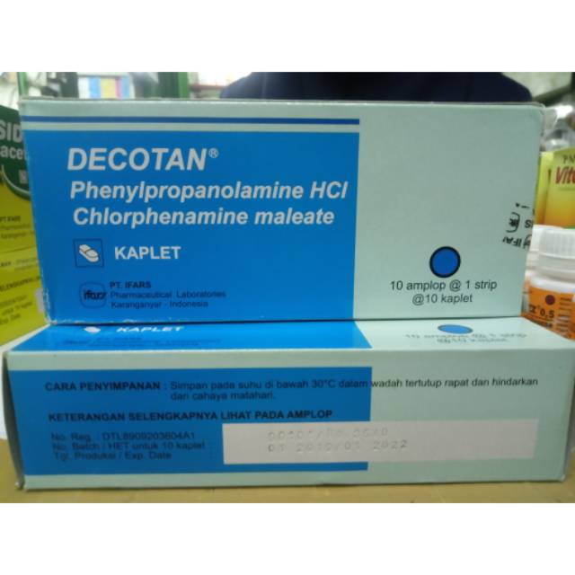 Jual Decotan kaplet (obat pilek) | Shopee Indonesia